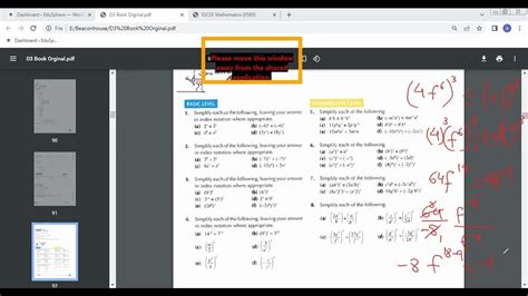 Indices And Standard Form Lesson 1 Indices And Standard Fromo Leveligcse Youtube