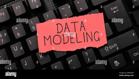 Sign Displaying Data Modeling Business Showcase Process Of