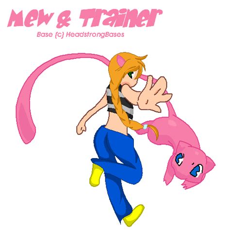 Mew And Trainer By Ruexkiba On Deviantart