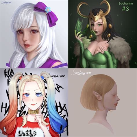 Design 2d Character Game Art Nsfw By Sacharinn Fiverr