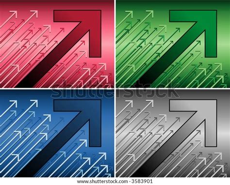 Four Arrow Layouts Stock Vector Royalty Free 3583901 Shutterstock