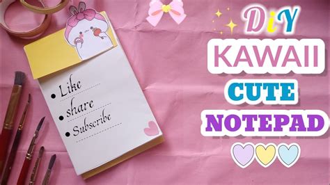 Diy Notepad How To Make Cute Notepad Paper Craft How To Make Notebook Notepad Craft