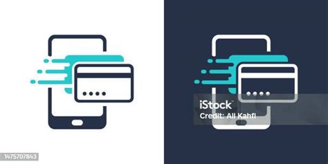 온라인 뱅킹 아이콘입니다 단색 아이콘 벡터 그림입니다 웹 사이트 디자인 로고 앱 템플릿 Ui 등 디지털 지갑에 대한 스톡 벡터 아트 및 기타 이미지 Istock