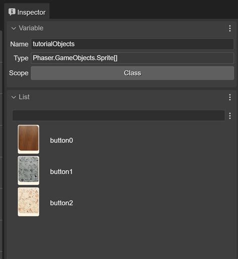 Lists Ability To Rearrange Order Of List Items Issue PhaserEditor D PhaserEditor D V