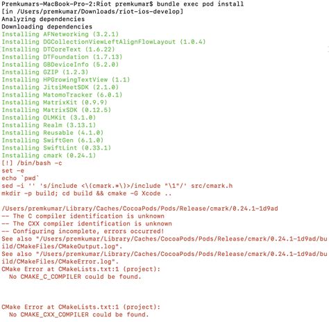 Ruby Riot Ios Error While Run Bundle Exec Pod Install Stack Overflow