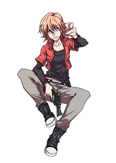 Just Awe Haruhara Haruko Flcl 1girl Belt Black Shirt Black Shoes