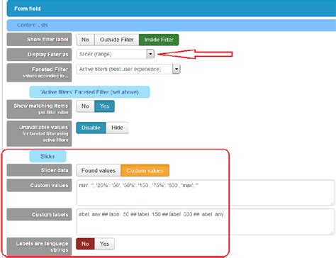 About Displaying A Filter As Range Slider Kunena FLEXIcontent Advanced CCK For Joomla