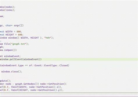 Github Dovobu Force Directed Graph Translation To C With Sfml From