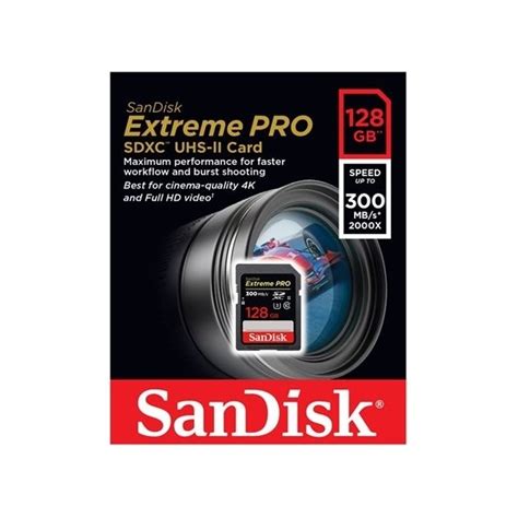 Sandisk Extreme Pro Sdxc 64gb 300mbs Uhs Ii Fri Fragt Lomax As