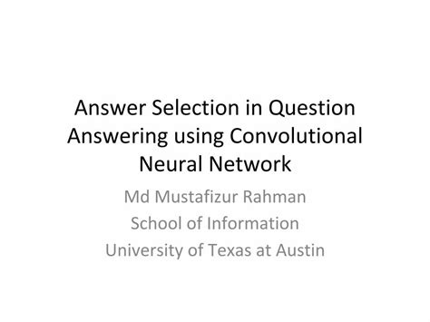 pdf answering using convolutional neural network answer