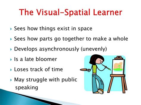 ppt visual spatial learners powerpoint presentation free download