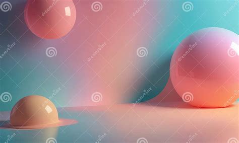 Three Spherical Objects In Pink Blue And Yellow Are Arranged In Triangular Formation With The