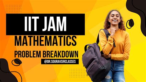 Crack Iit Jam Mathematics Statics Solved Examples And Key Concepts Youtube