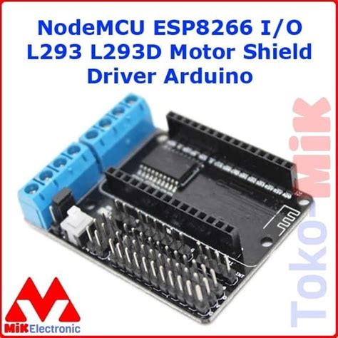Nodemcu Esp8266 Io L293 L293d Motor Shield Driver Arduino Lazada