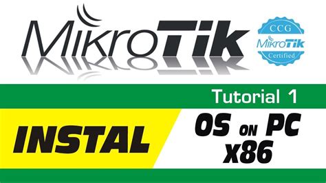 MikroTik Tutorial 1 How To Install MikroTik Router OS On PC X86 YouTube