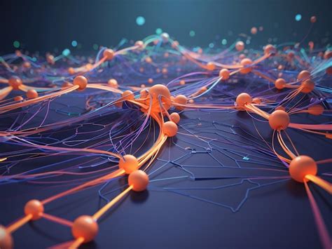 Premium Ai Image Virtual Network Visualization Mapping Digital Pathways