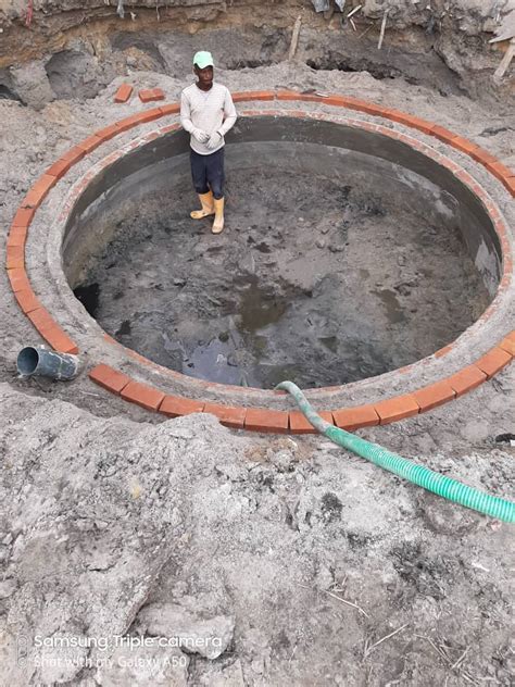 Documentation Thread Construction Process Of A Biodegradable Septic