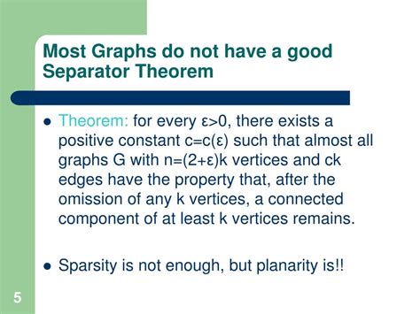 Ppt Separator Theorems For Planar Graphs Powerpoint Presentation Free Download Id 5464471