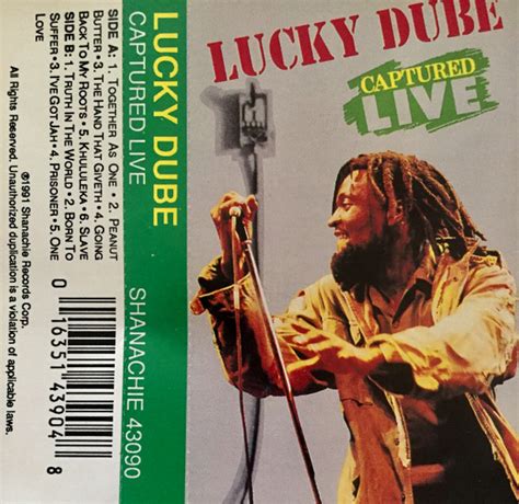 Lucky Dube Captured Live 1991 Cassette Discogs