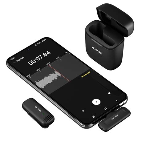 Microfone De Lapela Wireless Type C Vx Case