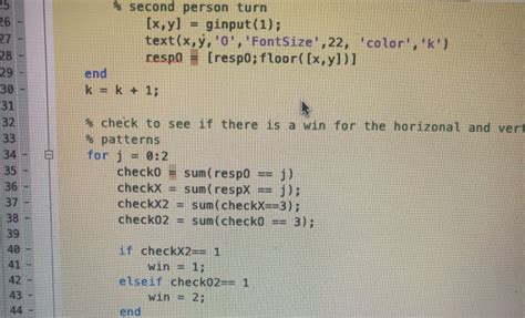 Solved What Is The Code To Recognize Diagonal Wins For Tic Chegg