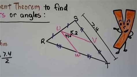 Geometry A The Triangle Midsegment Theorem YouTube Geometry A The Triangle Midsegment Theorem YouTube