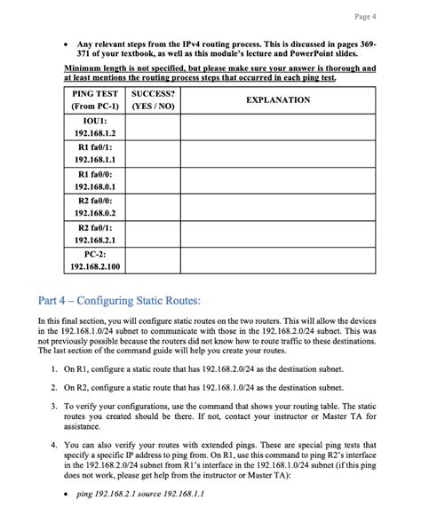Solved Cit 247 Networking Fundamentals Lab 5 Basic Router