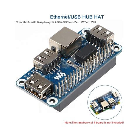 5v Ethernet Expansion Board Usb Hub Module Hat Shield Starter Kit For