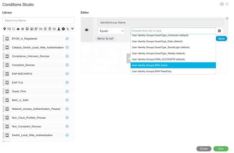 Configuración De La Autenticación Externa Swa Con Ise Como Servidor