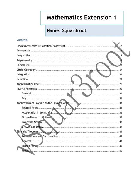 Mathematics Advanced Math133 Mathematics Ib Advanced Mq Thinkswap