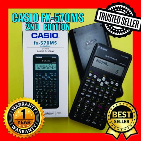 Casio Scientific Calculator Fx 570ms 2nd Edition Shopee Malaysia