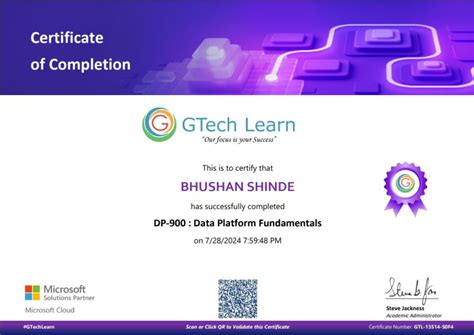 Bhushan Shinde On Linkedin Dp900 Azuredatafundamentals Learningjourney Gtechlearn Datascience