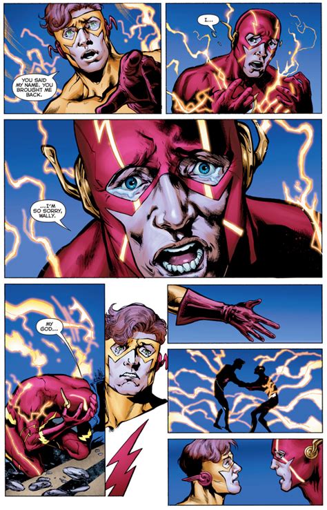 Barry Allen Remembers The Original Wally West Rebirth Artofit