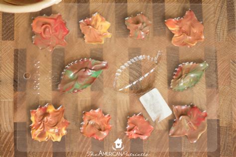 How To Make Candy Fall Leaves The American Patriette