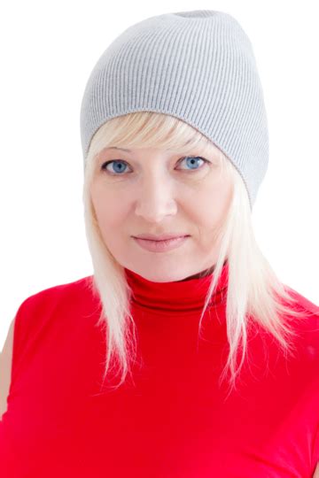 Blond Woman With Blue Eyes In Red Middle Lady Attractive Person Attractive Caucasian Png