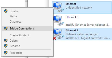 Windows Creating Network Bridge Sometimes But Not Always Fails With Error An Unexpected