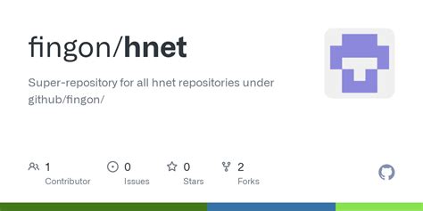 GitHub Fingon Hnet Super Repository For All Hnet Repositories Under