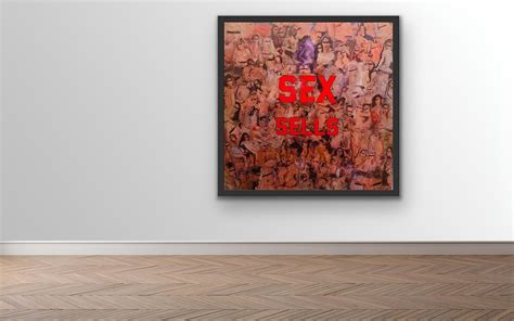 Sex Sells De Mrpopcorn 2020 Pintura Acrílico Collage En Madera