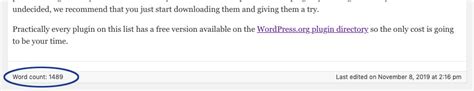 How To Find Word Counts In The Wordpress Editor Wp Word Count