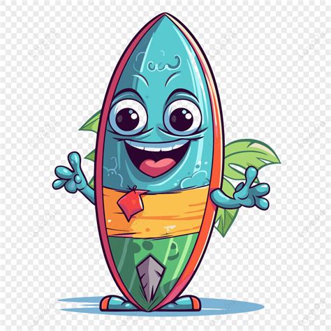 서핑 보드 벡터상표클립 아트만화 Png 일러스트 무료 다운로드 Lovepik