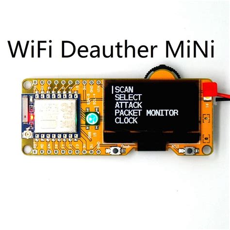Wifi Deauther Mini Wifi Attaqueessai Esp8266 Open Source Development Board 35 Équipements