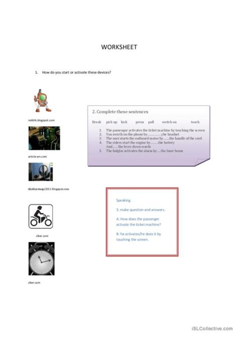 38 Devices English Esl Worksheets Pdf And Doc