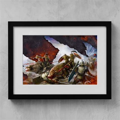 Gitmob Art Print Age Of Sigmar Collectible Warhammer Art