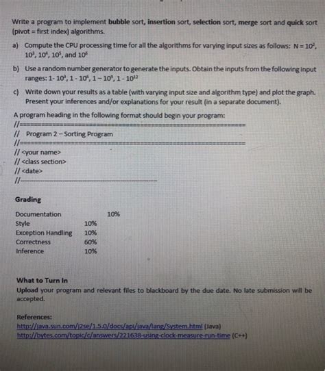 Solved Write A Program To Implement Bubble Sort Insertion