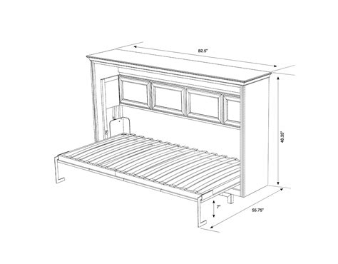 Шкаф кровать размеры чертежи 84 фото