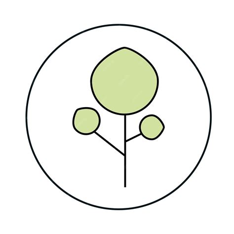 Premium Vector Tree Linear Color Vector Icon