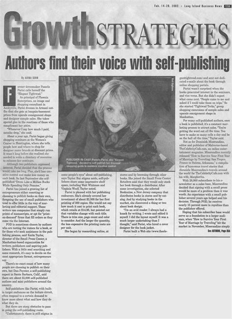 Long Island Business News Article Growth Strategies
