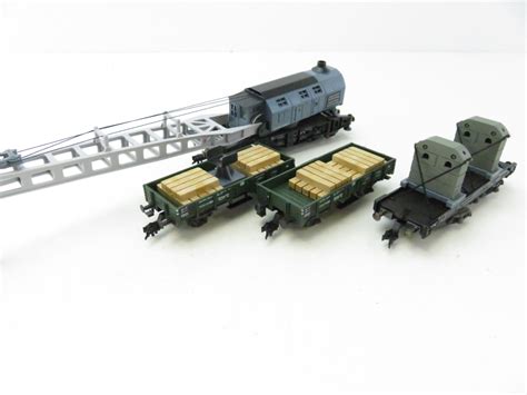 Per1015 Fleischmann 5597 H0 Ac Kranzug Set Db Krupp Ardelt Ovp Modellbahn Rhein Main