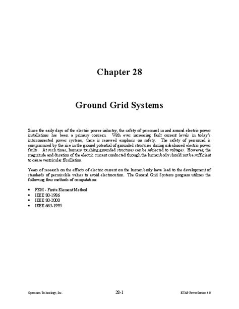 Pdf Chapter 28 Ground Grid Systems Ground Grid Systems