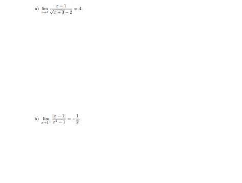 Solved Question 1 6 Marks Show The Following Limits You Chegg Com